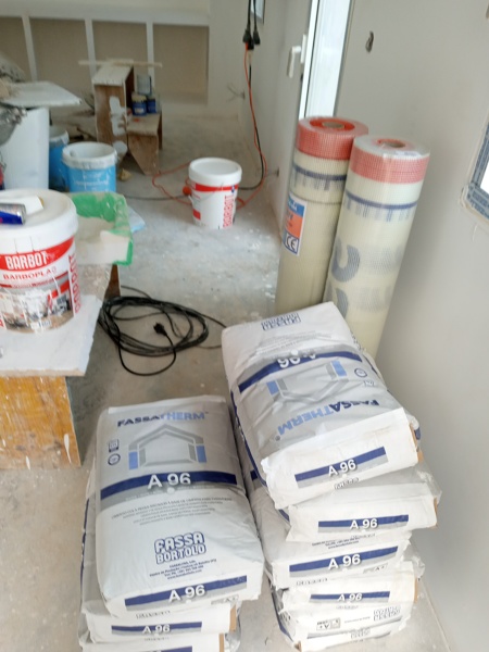 Foto: Material para Capoto de Pintor Pladur Estuque Pedreiro #369890 ...