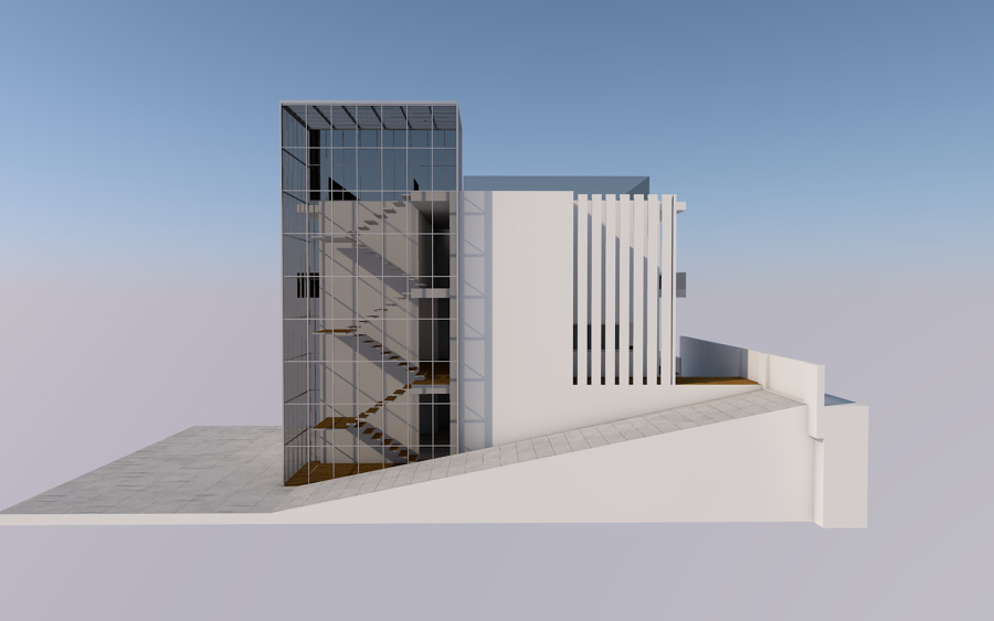 Foto: Alçado Lateral de Carlos Amorim Faria Arquitecto #391320 ...