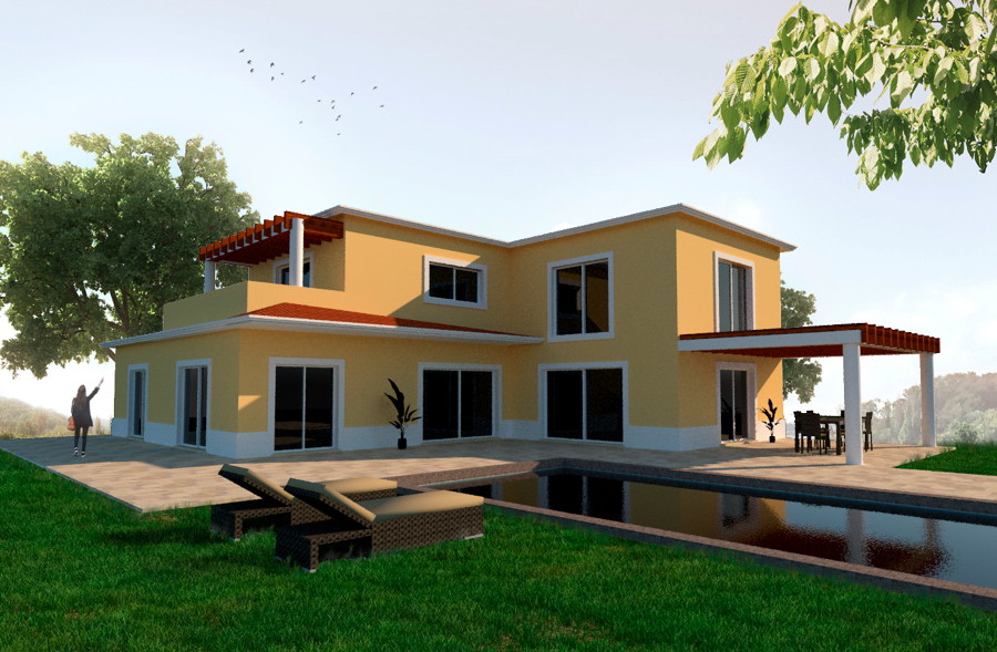 Foto: Alçado Posterior de Fernando Nogueira Arquitectos #138521 ...