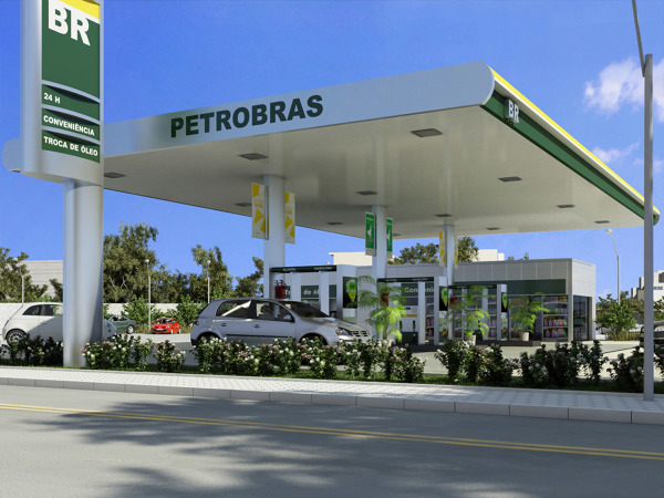 Foto: Construção Posto Petrobrás - Brasília de Tarcisio Filho ...
